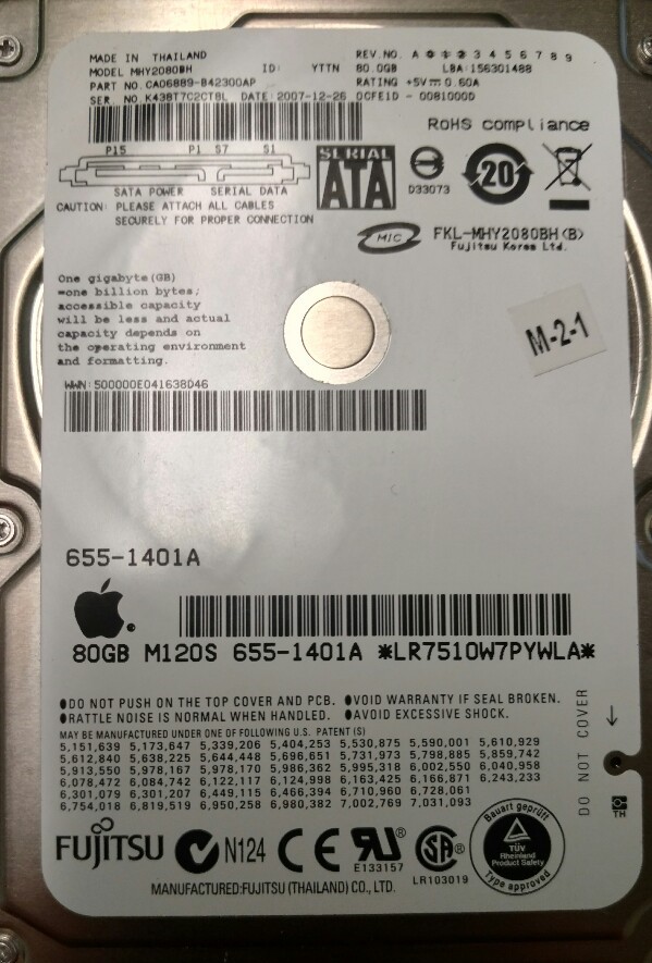 Fujitsu Hard Drive Failure | Diagnostic, Repair and Recovery